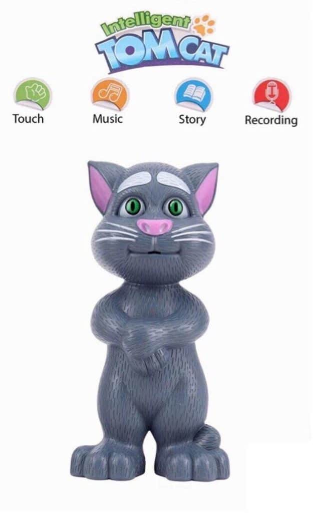 Intelligent Talking Tom Cat with Touch Recording Story Rhymes & Songs ...