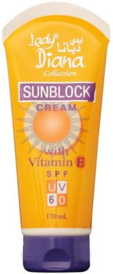 Lady Diana SPF UV 60 Sunblock And Whitening Lotion for Face and Body ...
