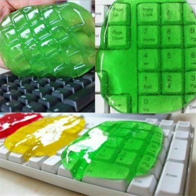 Super Clean Gel Keyboard Cleaner Putty Car Console Laptop Computer Hi ...