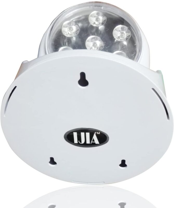 Motion Activated Sensor Cordless Light 360 Degree Rotating Base 7 LED ...